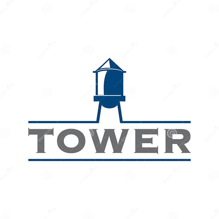 Water Tower Logo , Reservoir Logo Vector Stock Illustration ...