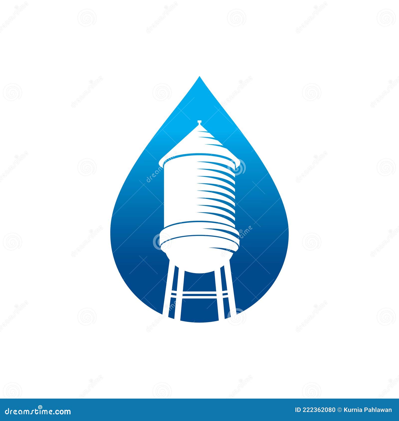 Water Tower Logo , Reservoir Logo Vector Stock Illustration ...