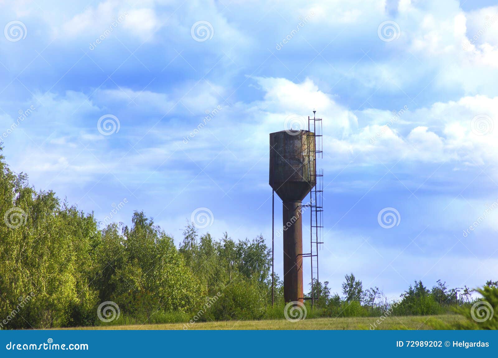 Water tower stock photo. Image of distribution, supply - 72989202