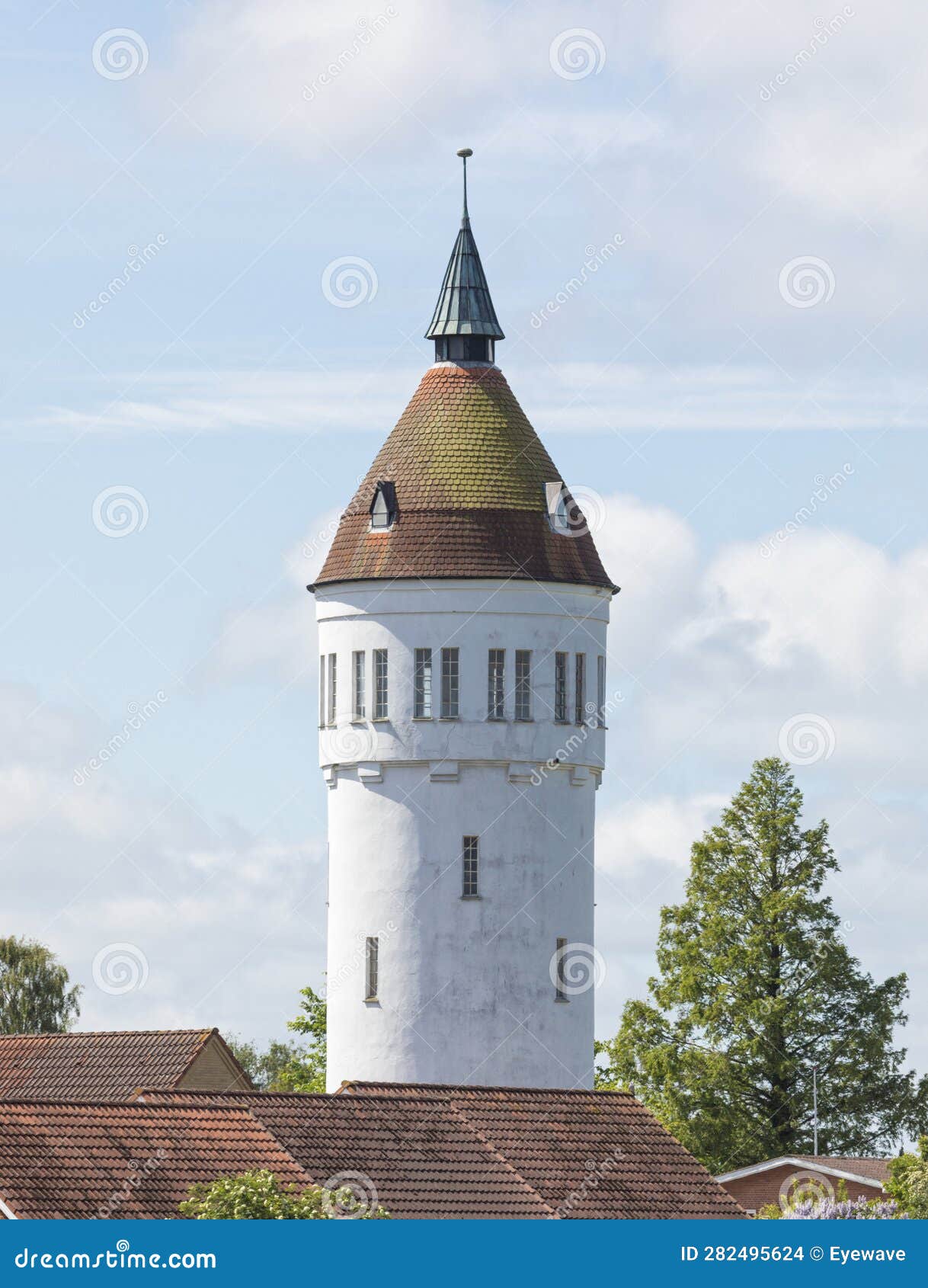 Water Tower at Nordborg, Als, Denmark Stock Photo - Image of nordborg ...