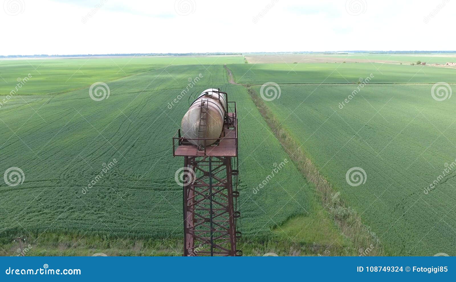 The Water Tower. an Old Rustic Communal Communication. the Water Tower ...