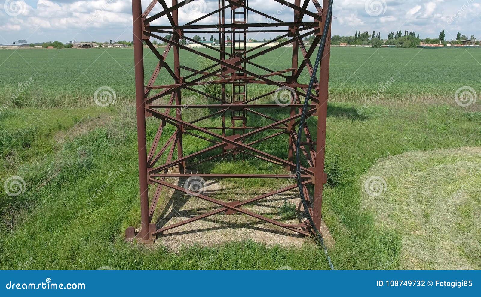 The Water Tower. an Old Rustic Communal Communication. the Water Tower ...