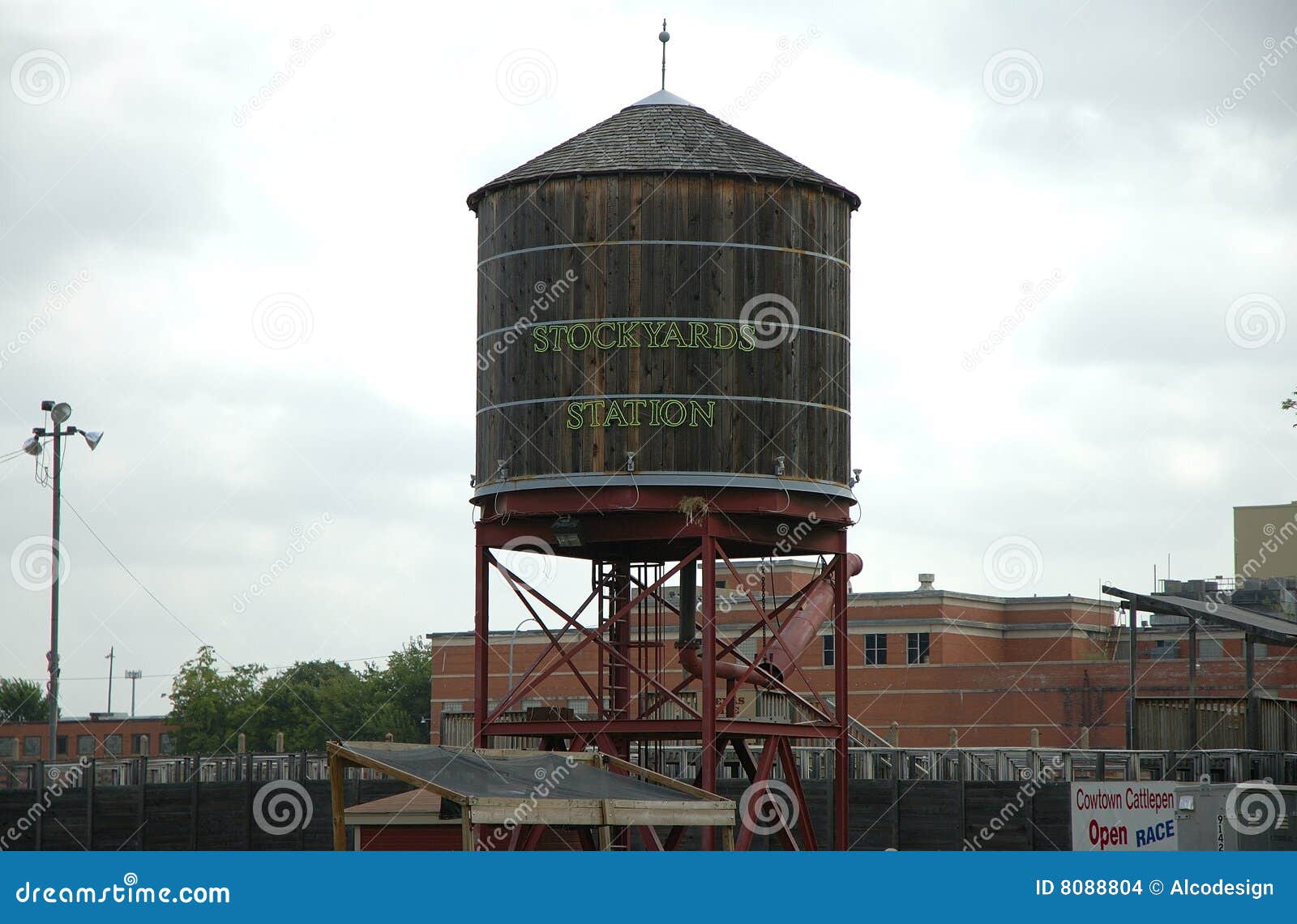 A water tower in Texas stock photo. Image of texas, west - 8088804