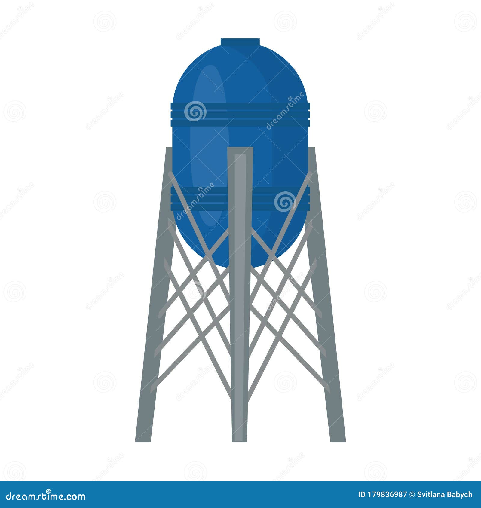 Water Tower Cartoon