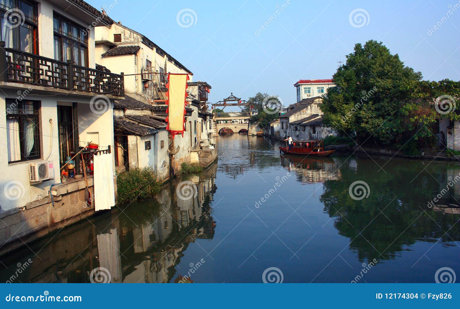 Water Township -tongli China Stock Photo - Image of china, tongli: 12174304