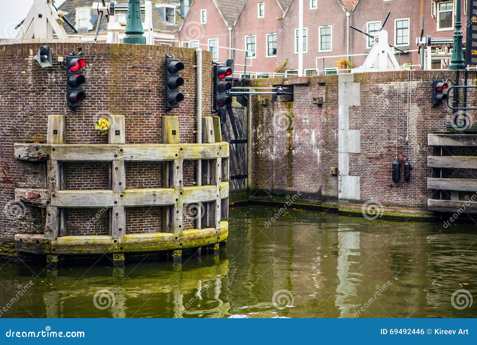 Water Traffic Light Close-up Photo Stock Photo - Image of resolve, wall ...
