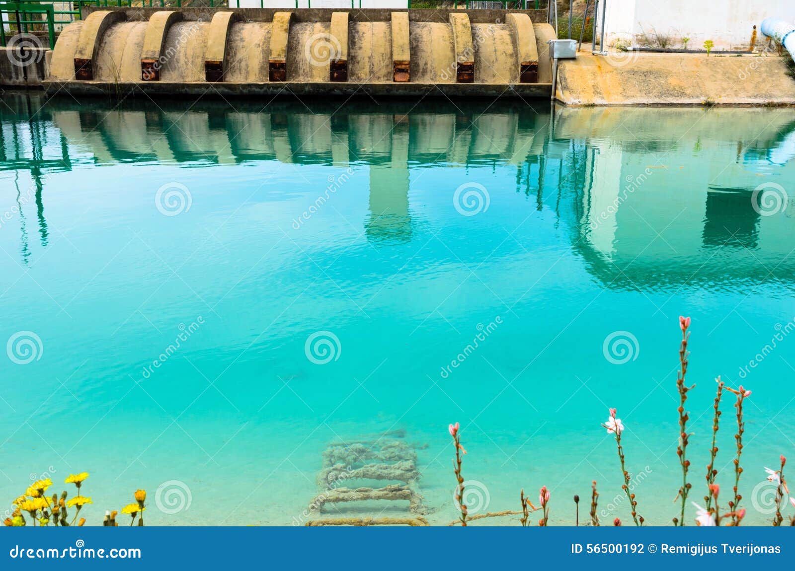 Water transfer channel stock photo. Image of infrastructure - 56500192