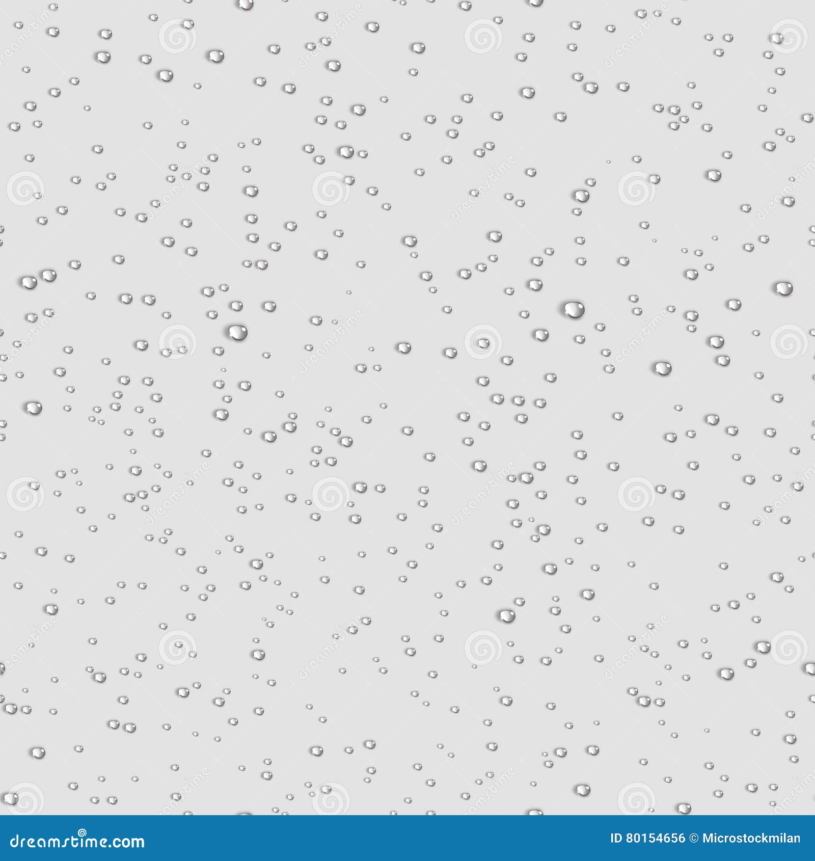 Water Transparent Drops Seamless Pattern. Stock Vector - Illustration ...