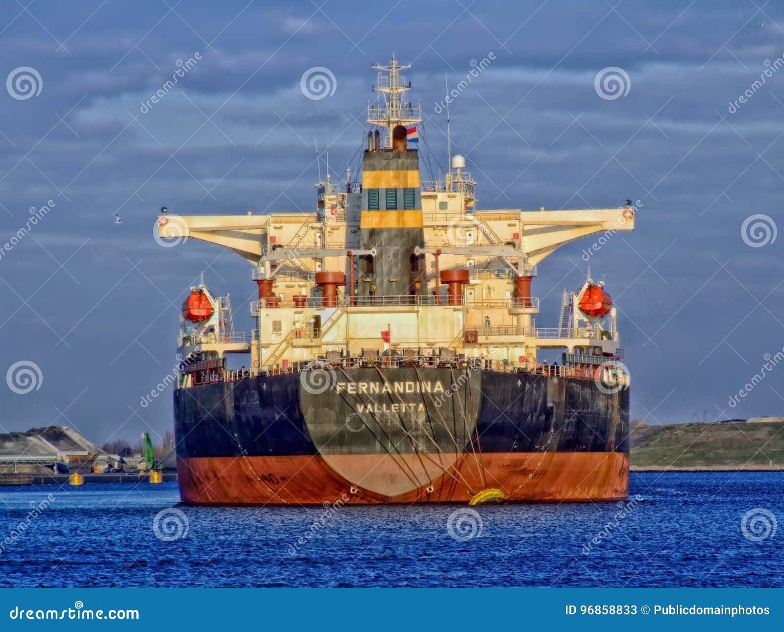 Water Transportation, Ship, Oil Rig, Cargo Ship Picture. Image: 96858833