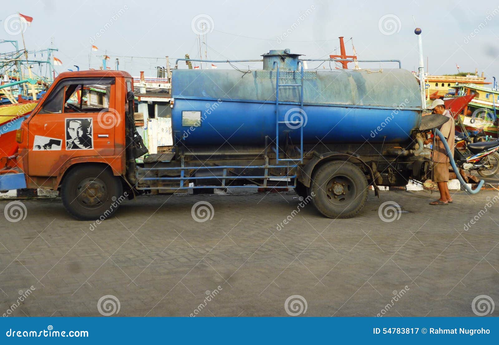 Water Transporting Lorry Car Editorial Photography - Image of cargo ...