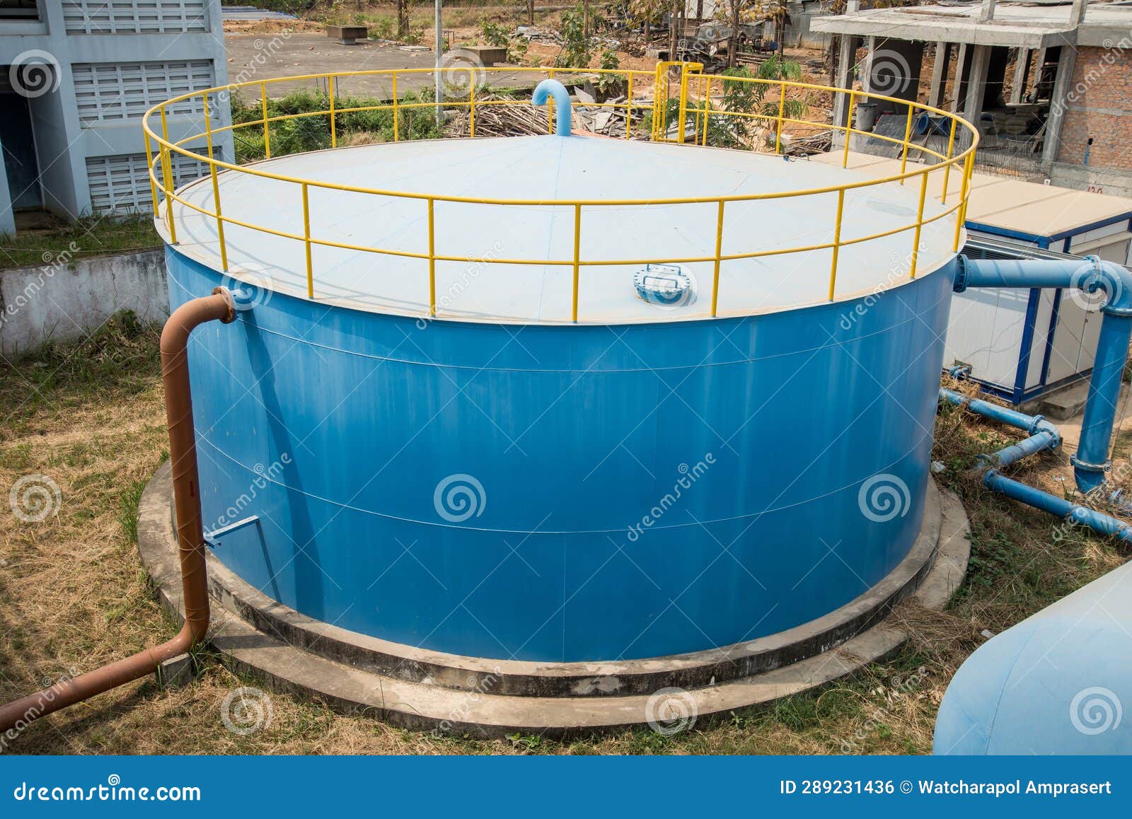 Water treatment process stock photo. Image of dirty - 289231436