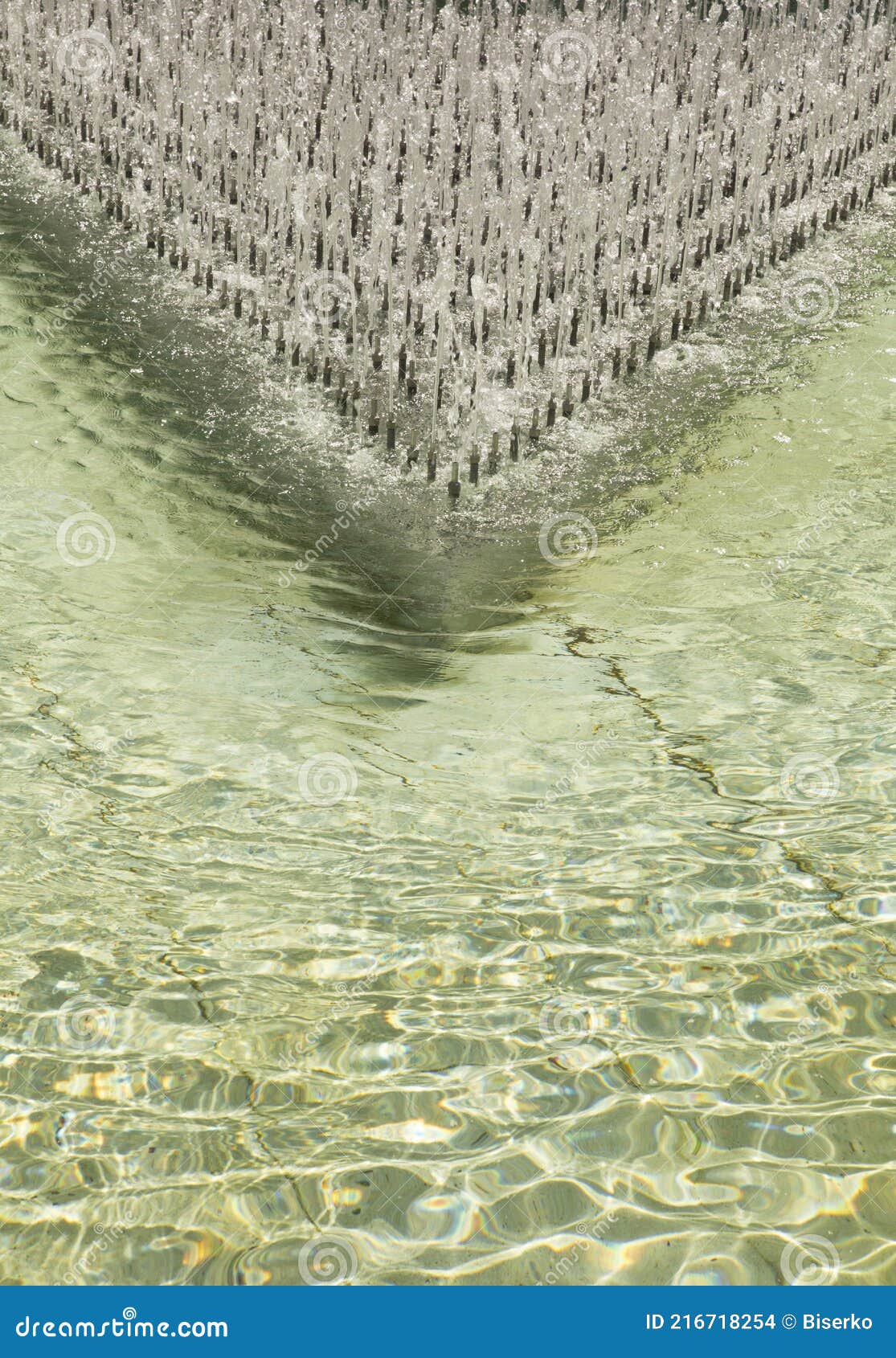 Water triangle stock photo. Image of water, splash, pressure - 216718254