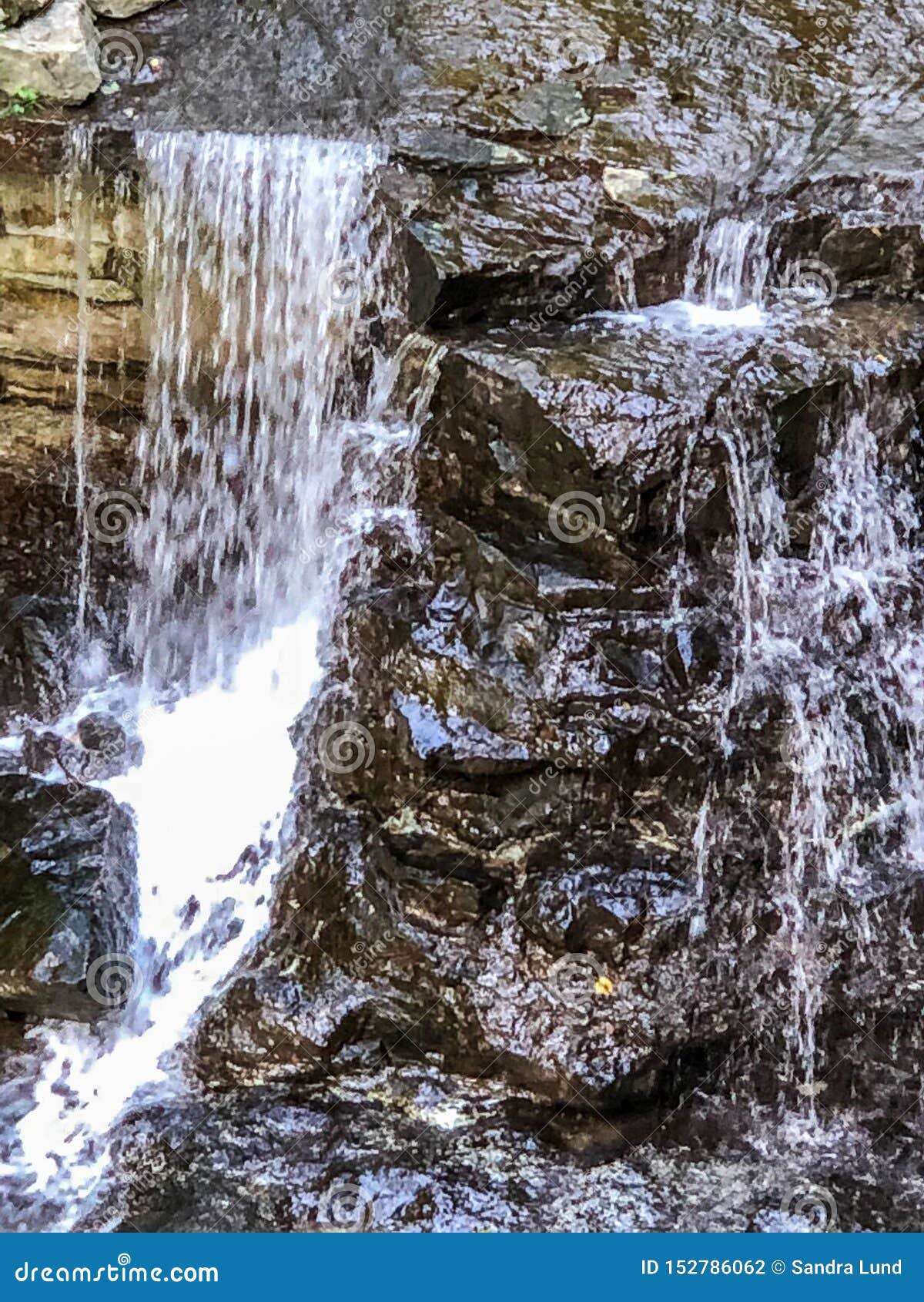Tiny Waterfall in Indiana State Park Stock Photo - Image of indiana ...