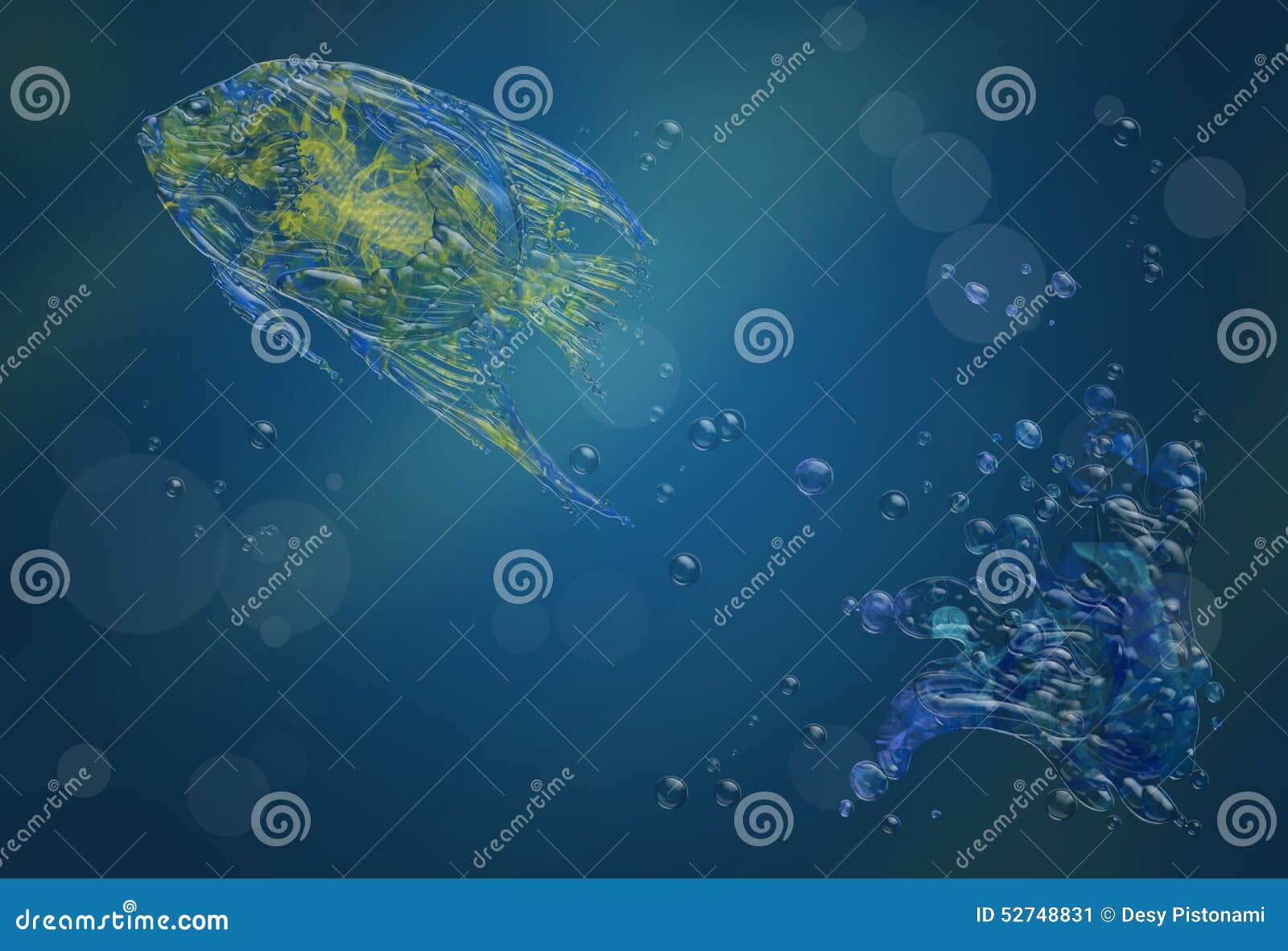 Water tropical fish stock illustration. Illustration of bright - 52748831