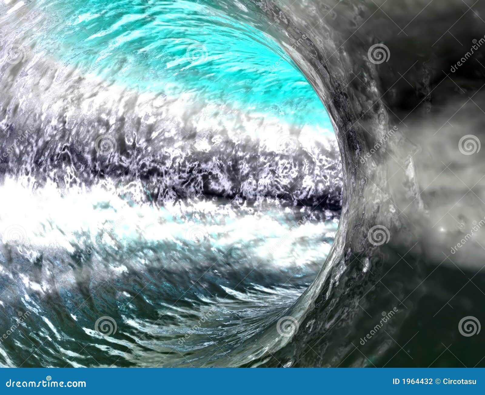 Water Tunnel, 3D Royalty-Free Stock Image | CartoonDealer.com #41488030