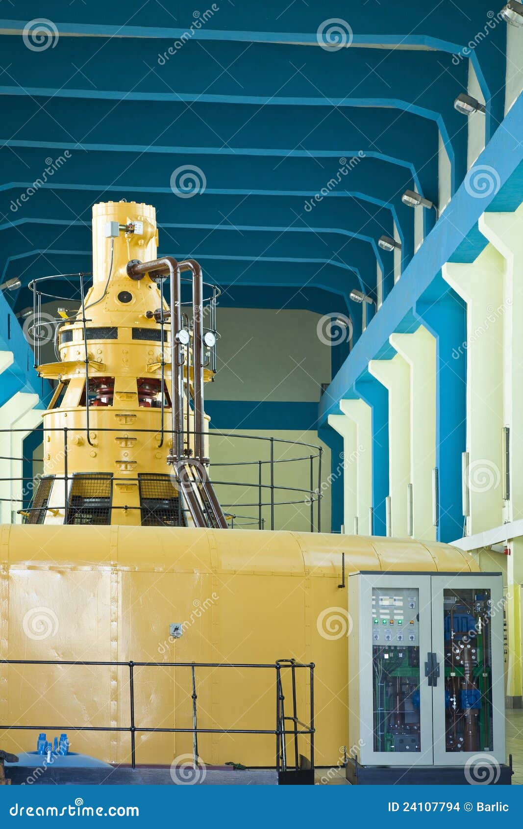 Gas Turbine Turbine Generator With A Turbocharger General Plan In The ...