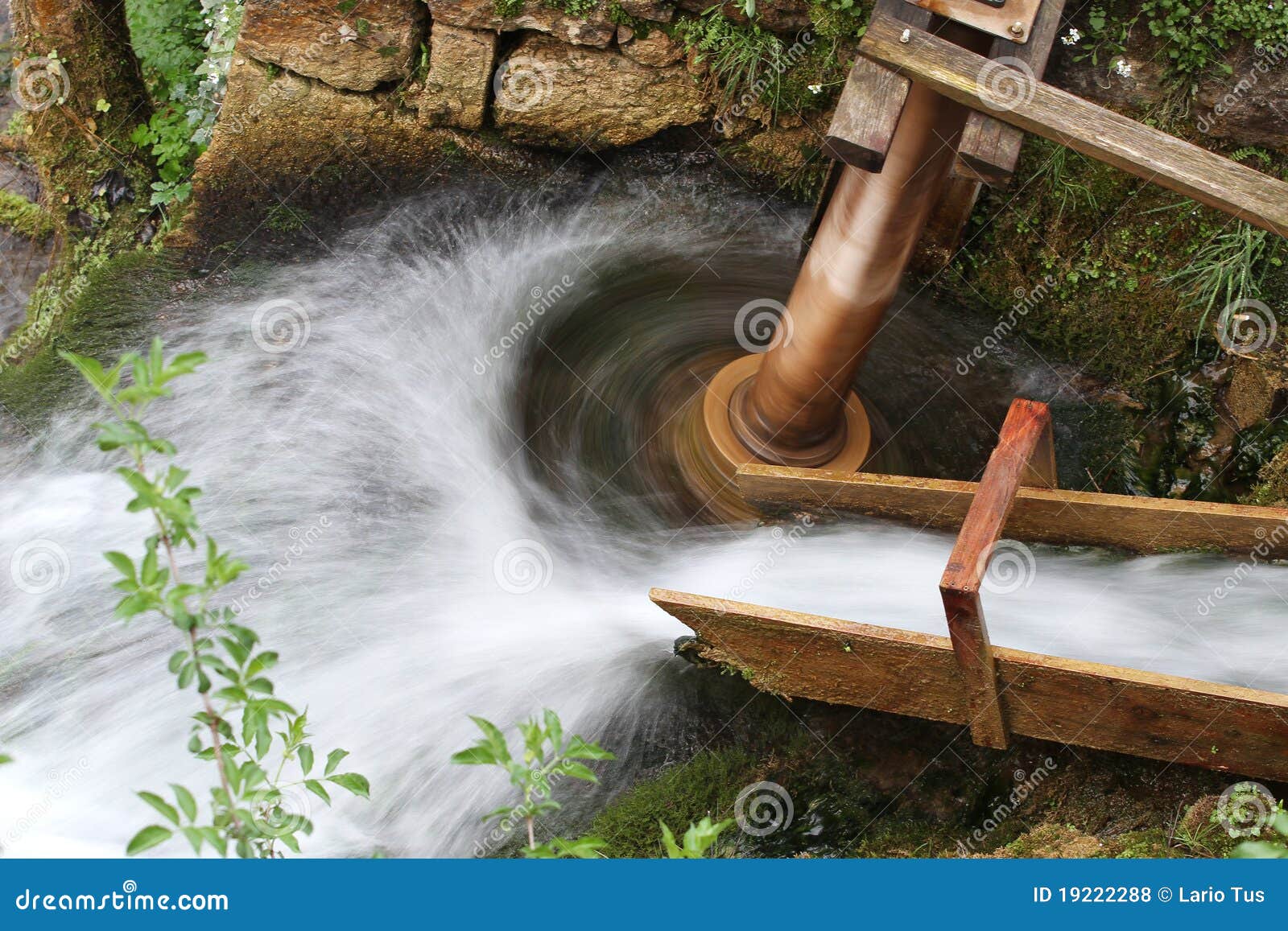 Water turning waterwheel stock photo. Image of wheel - 19222288