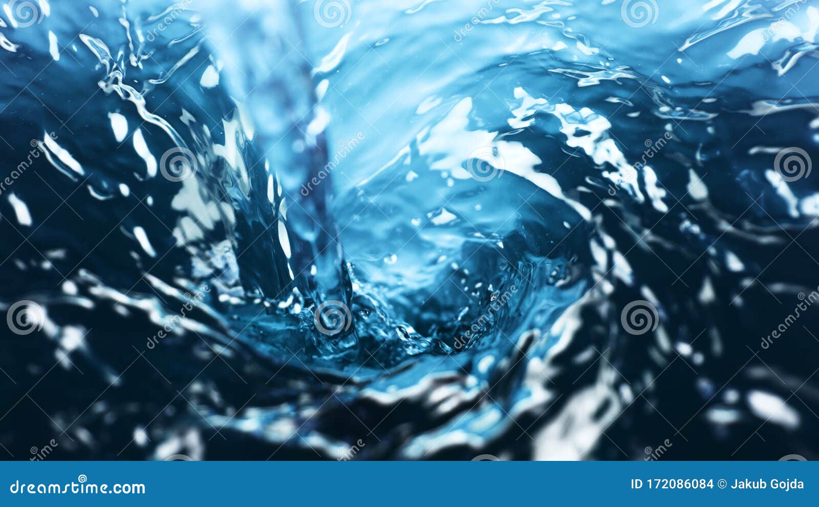 Water Twister, Freeze Motion of Rotating Water Stock Photo - Image of ...