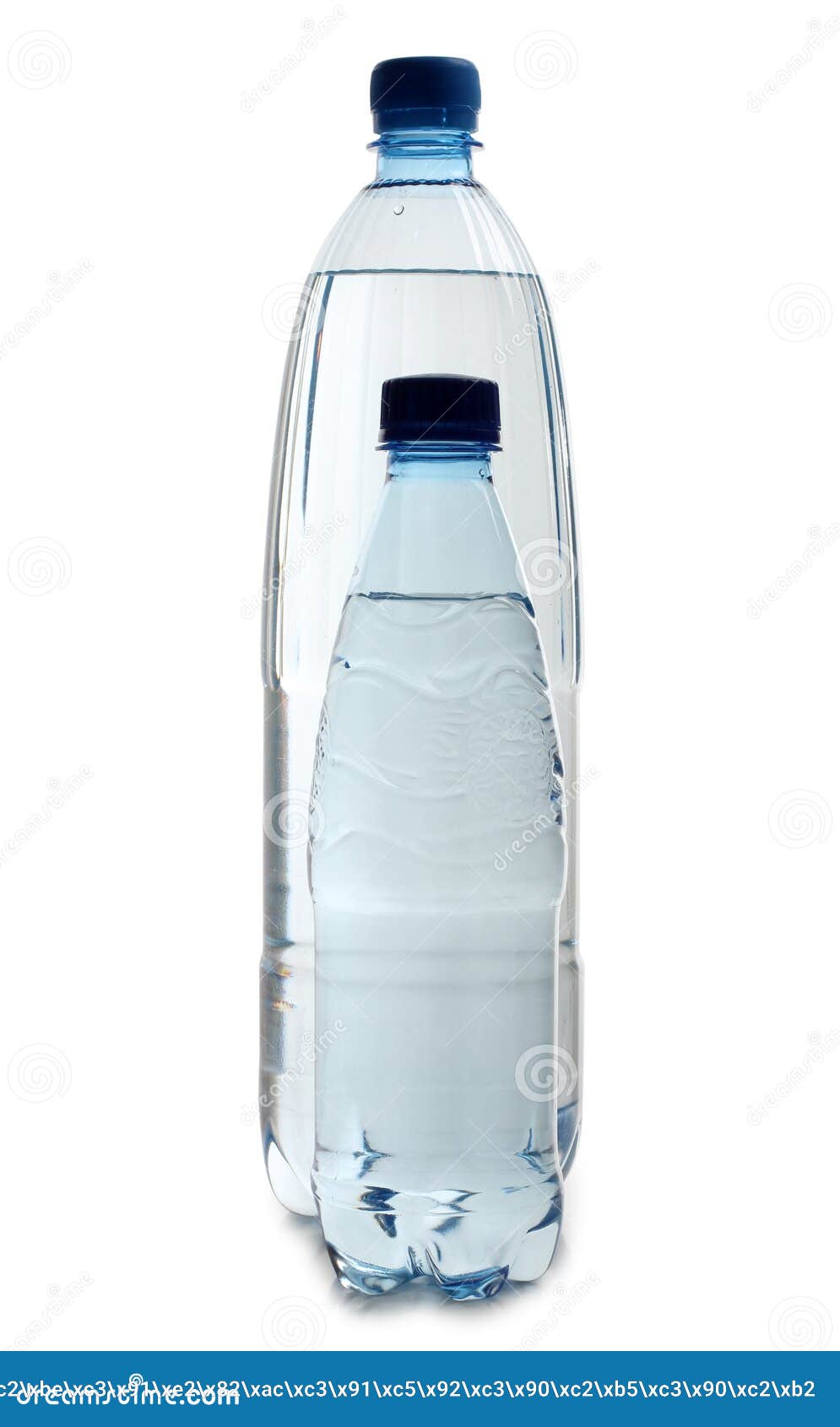 Water in two bottles stock image. Image of bottle, thirst - 24361441
