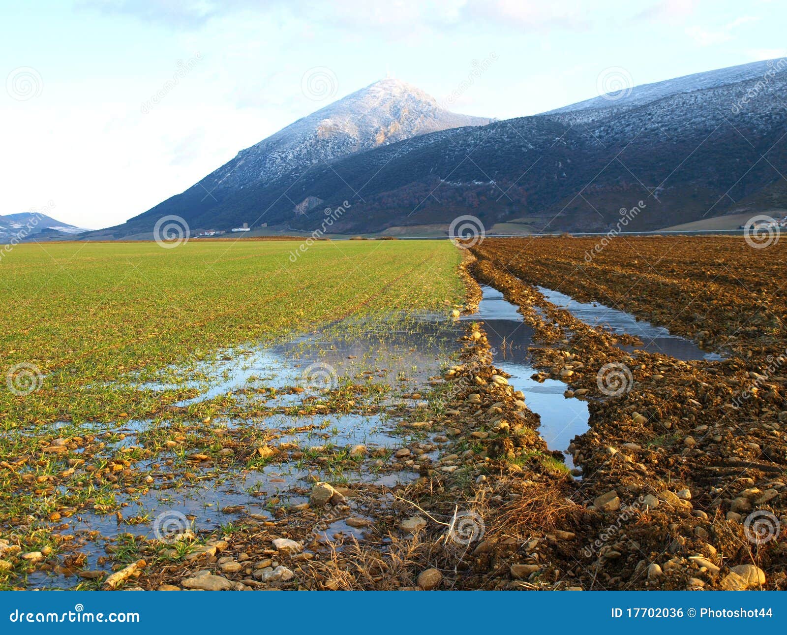 Water of Two Lands stock photo. Image of pond, pool, plow - 17702036