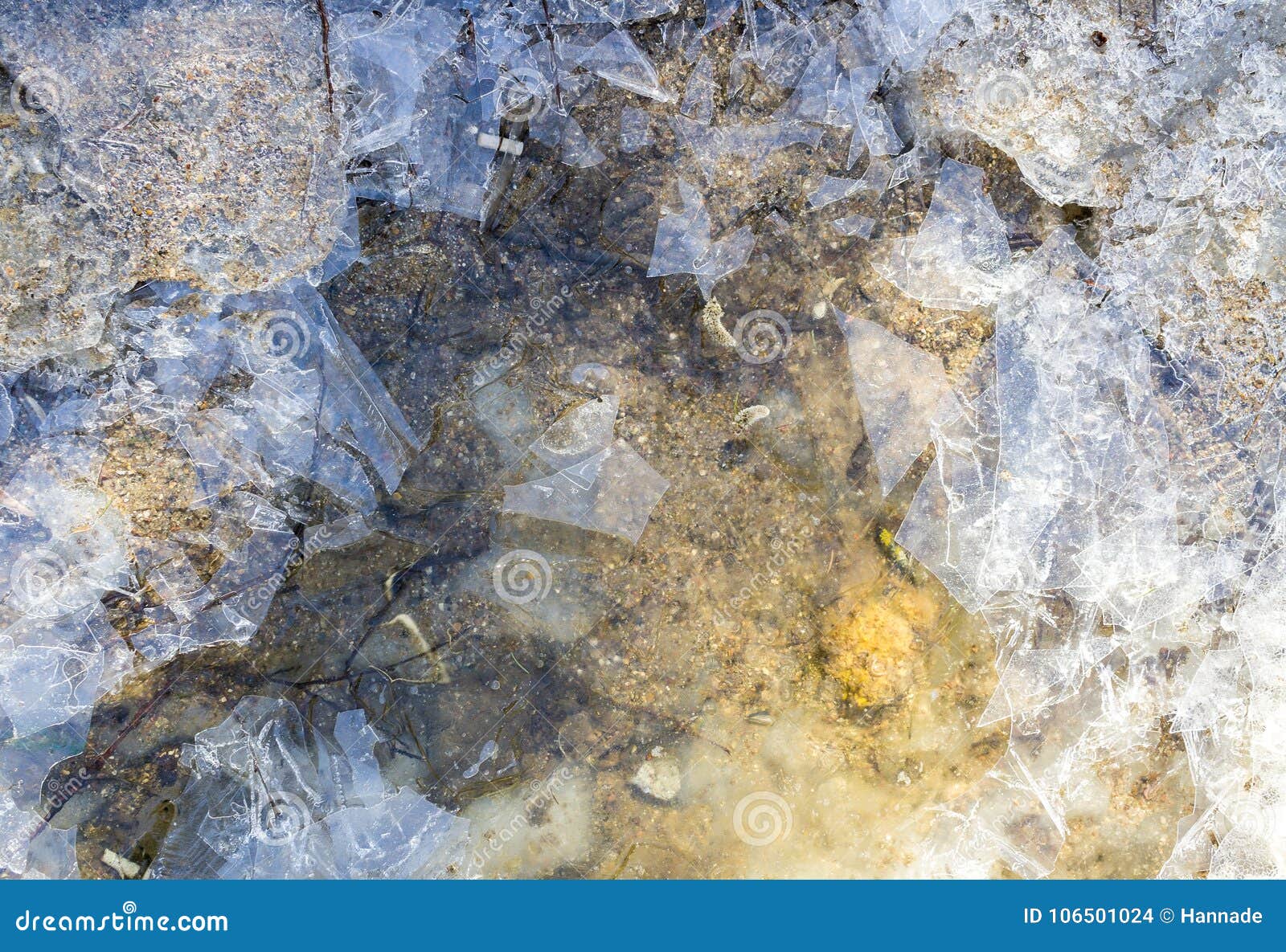 Water under ice stock photo. Image of transparent, season - 106501024