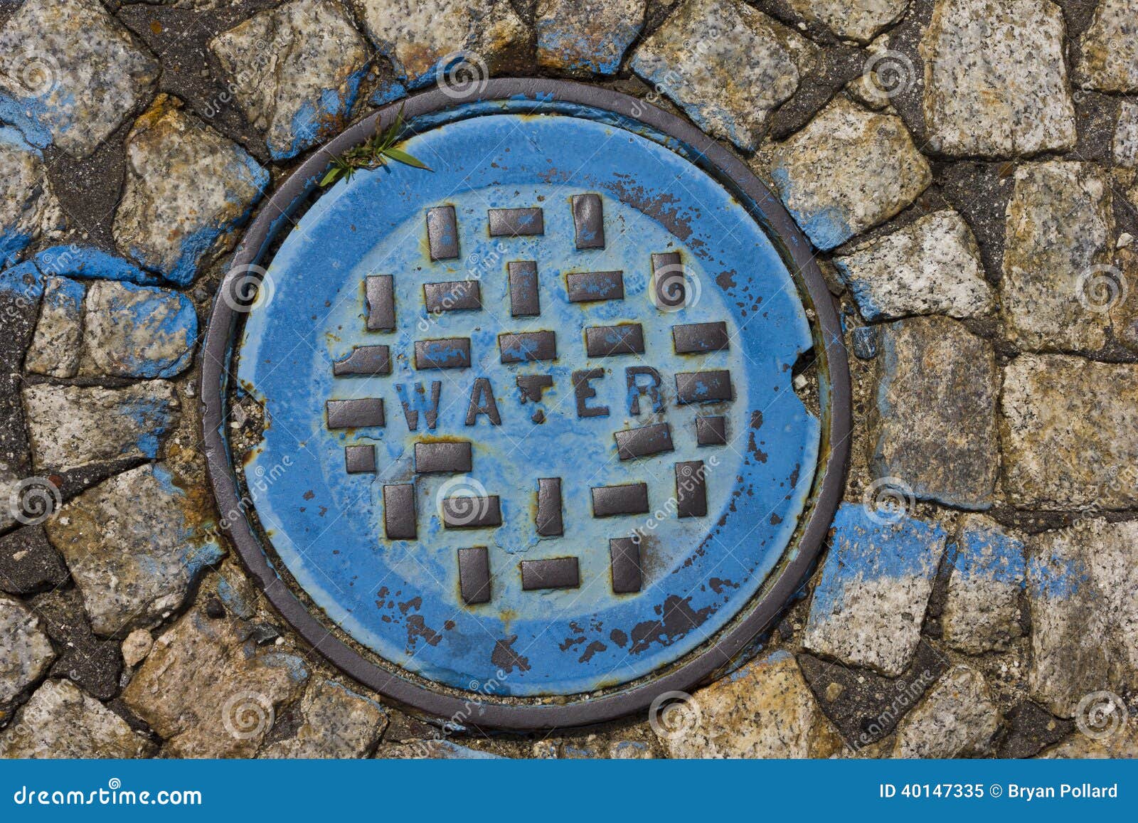 Water Utility Cover stock image. Image of background - 40147335