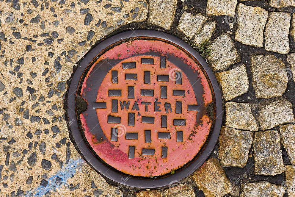 Water Utility Cover stock photo. Image of water, fuel - 40147360