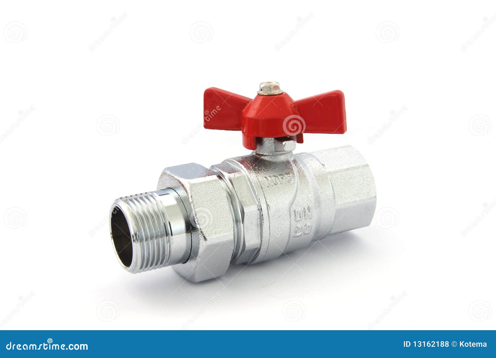 Water Valve Set In The Building, Control Water Flow By Valve Royalty ...