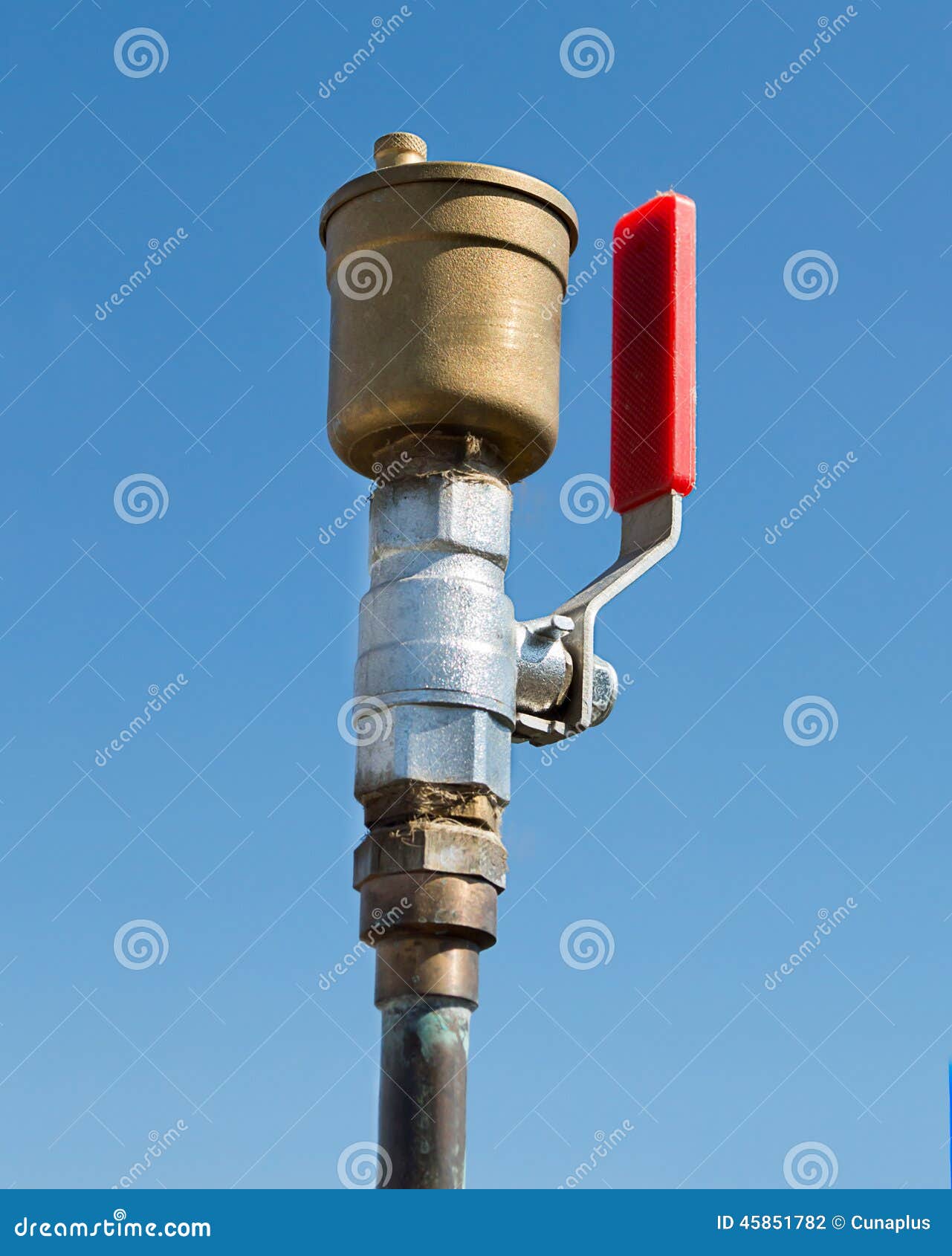 Water valve stock photo. Image of isolated, closeup, valve - 45851782