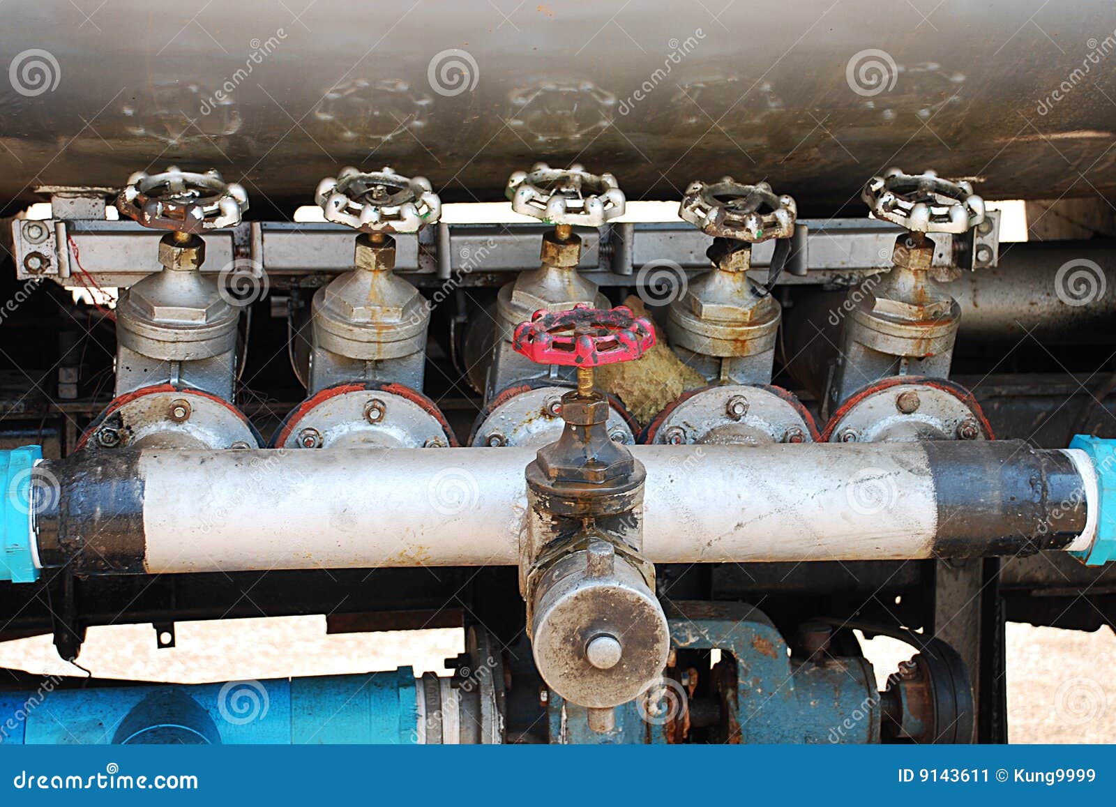 Water valve of fire engine stock image. Image of faucet - 9143611