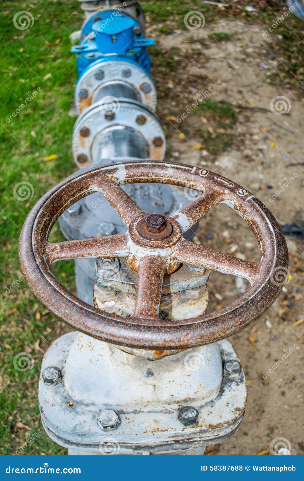 Water valve stock photo. Image of industrial, metal, management - 58387688