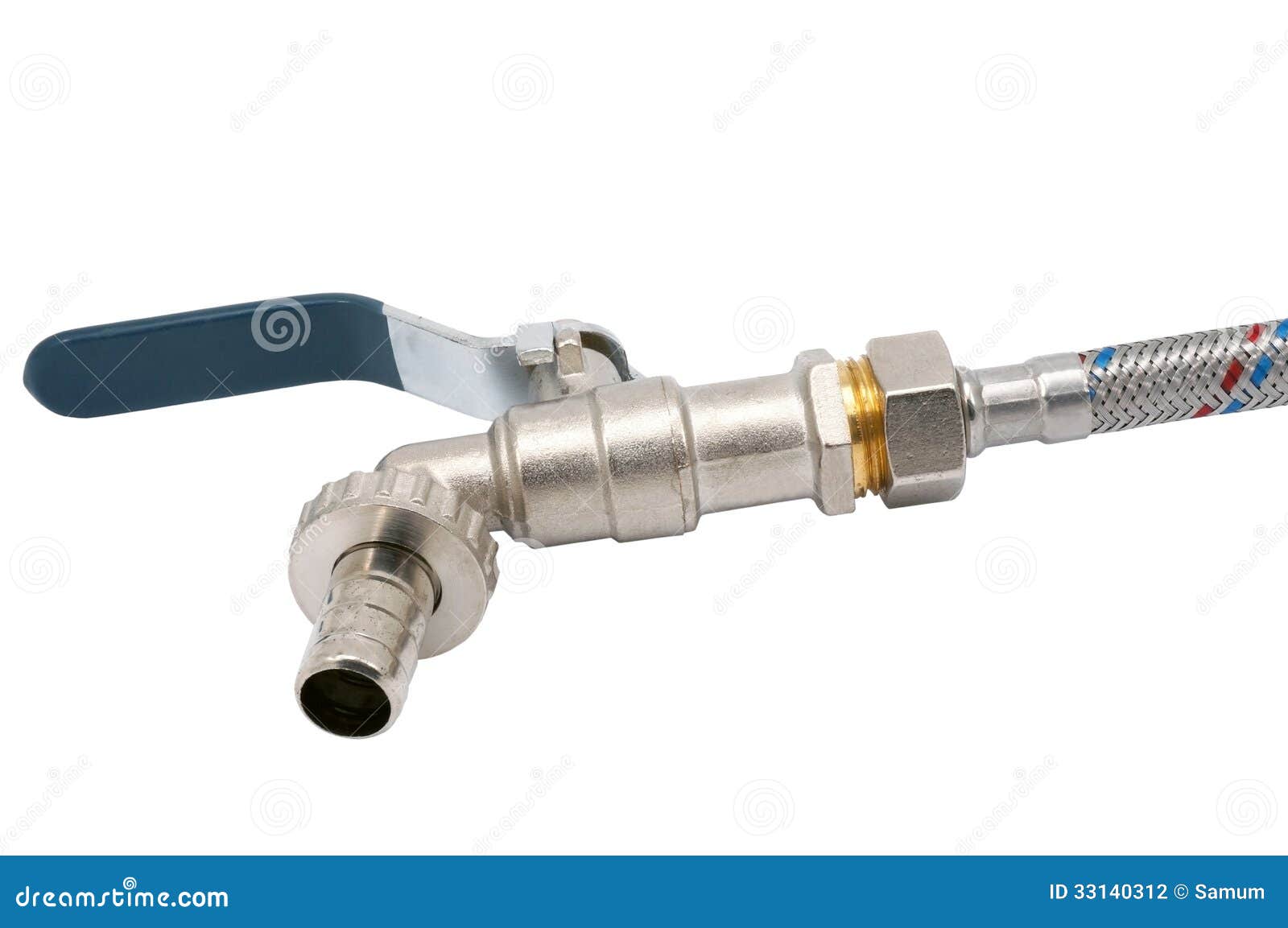 Water valve set stock photo. Image of device, isolated - 33140312