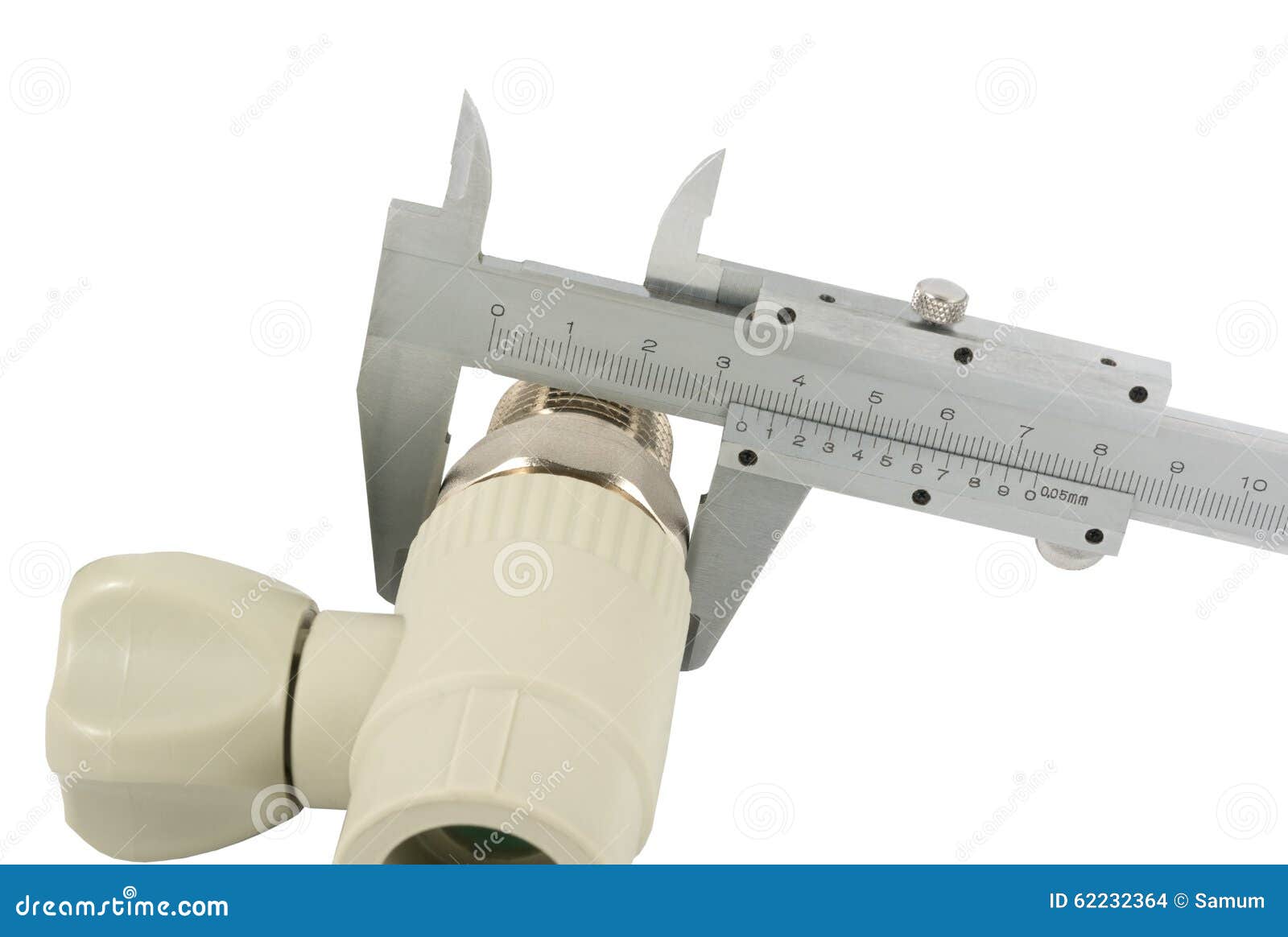 Water Valve Set and Vernier Caliper Stock Photo - Image of accuracy ...