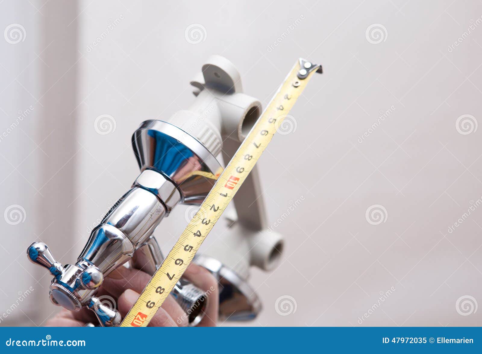 Water Valve Set and Vernier Centimeter Stock Image - Image of device ...