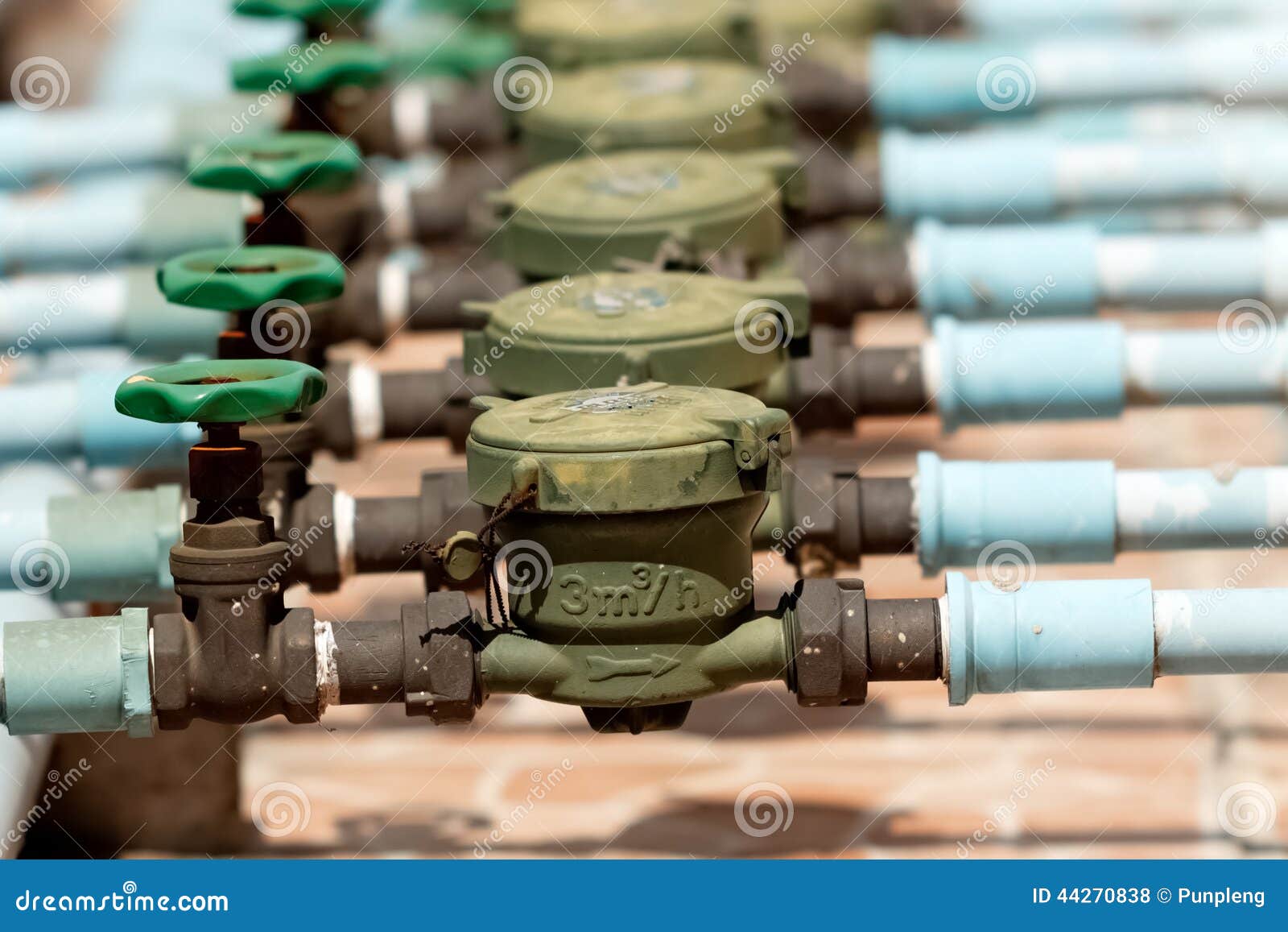 Rusted Water Valves Old Water Meters Stock Photos - Free & Royalty-Free ...