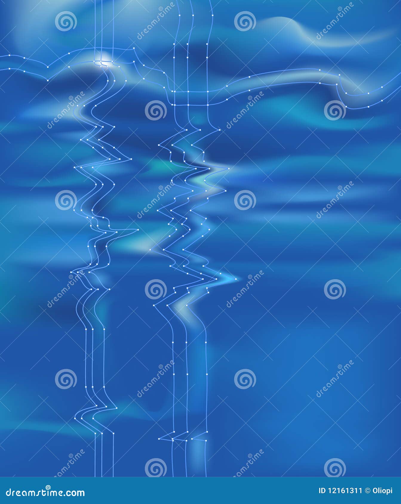 Water, vector stock vector. Illustration of creative - 12161311