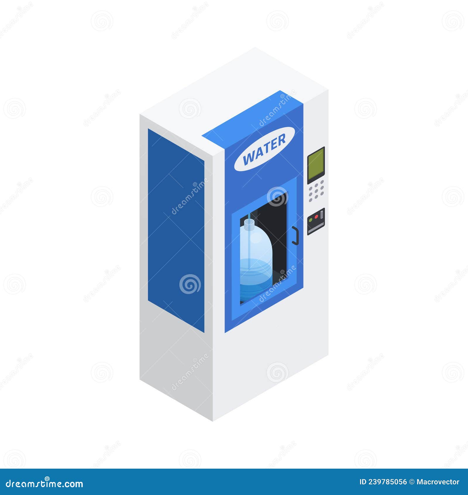 Water Vending Machine stock vector. Illustration of quality - 239785056