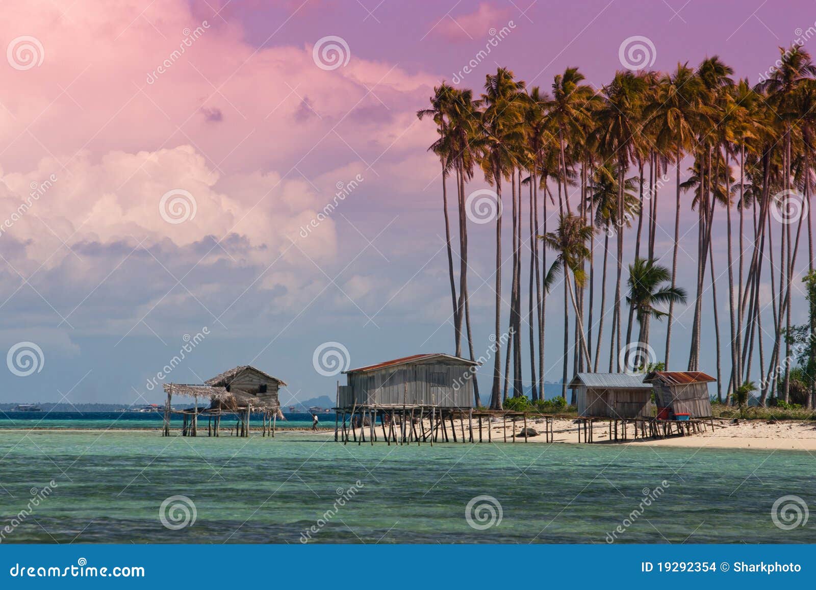 Water Village stock photo. Image of island, malaysia - 19292354
