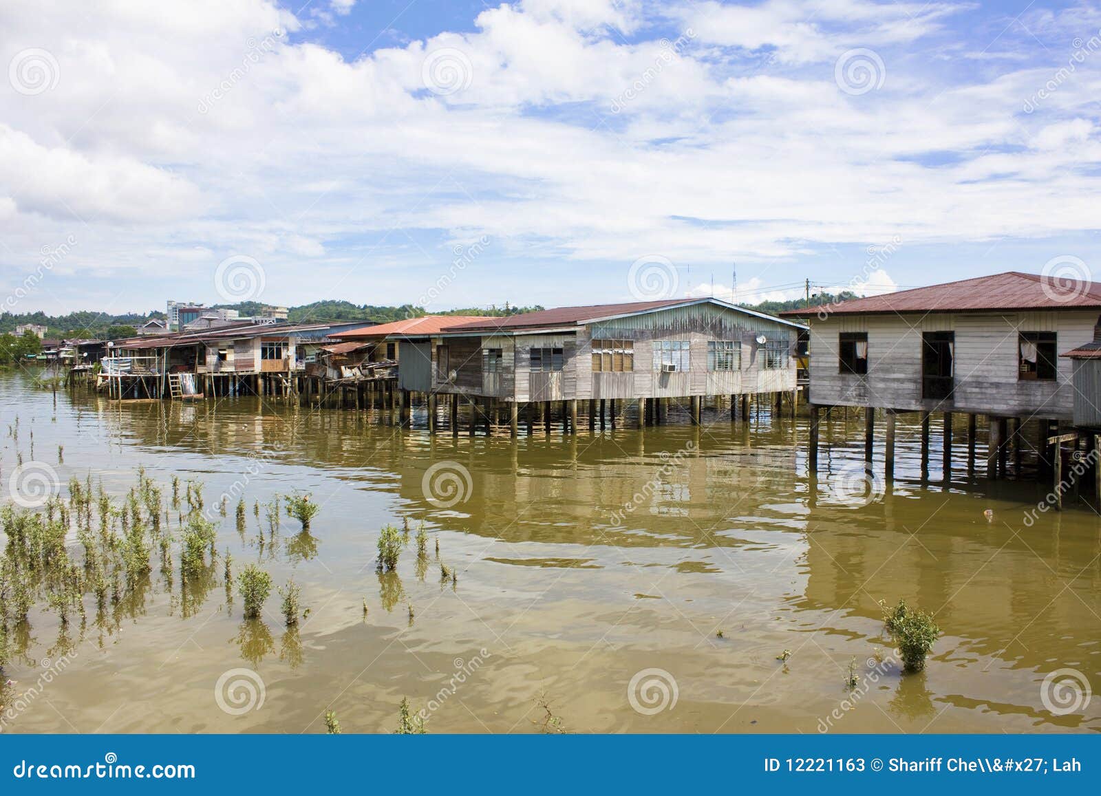 Water Village, Brunei stock image. Image of brunei, residence - 12221163