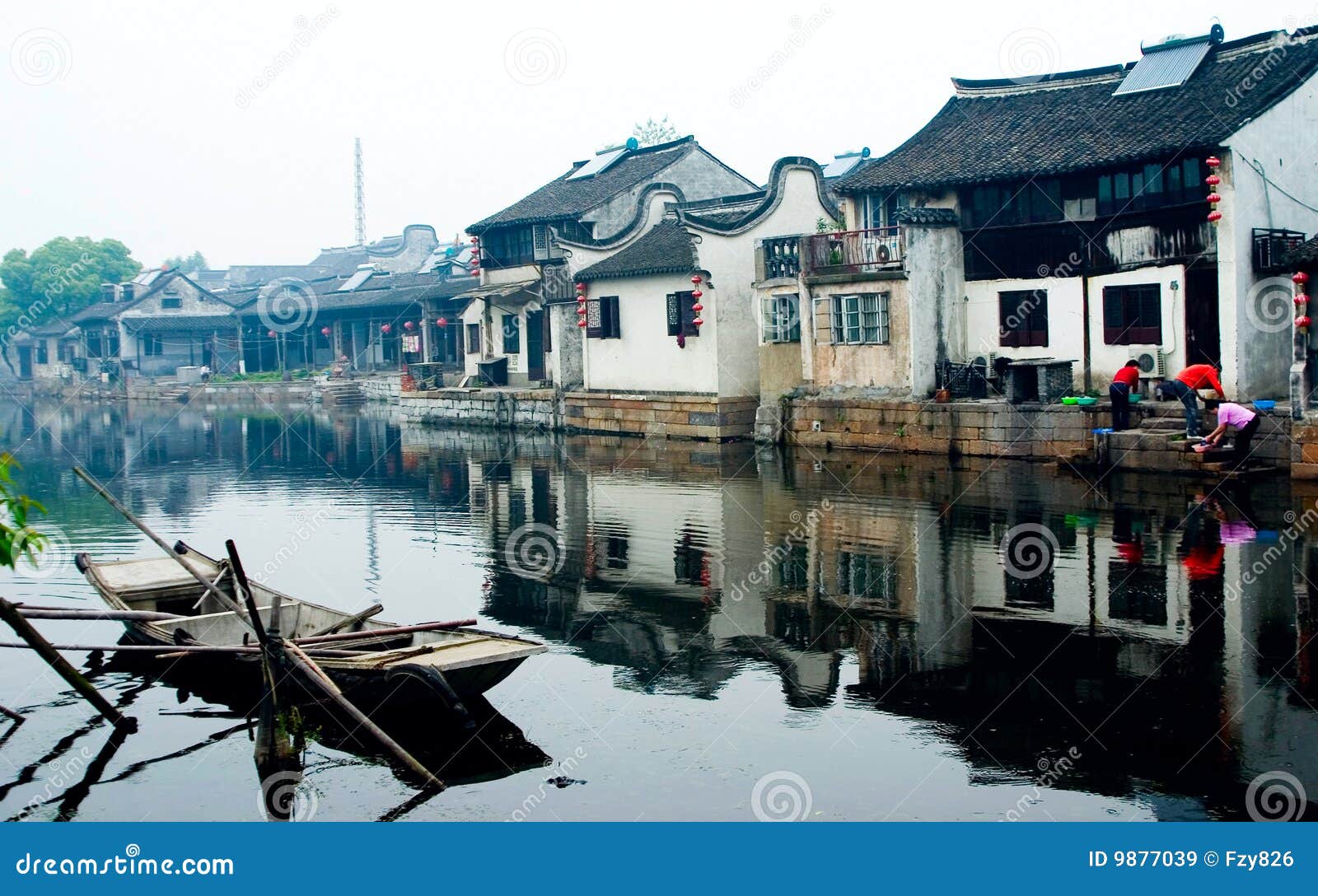 Water Village-Xitang Ancient Town Stock Image - Image of xitang ...