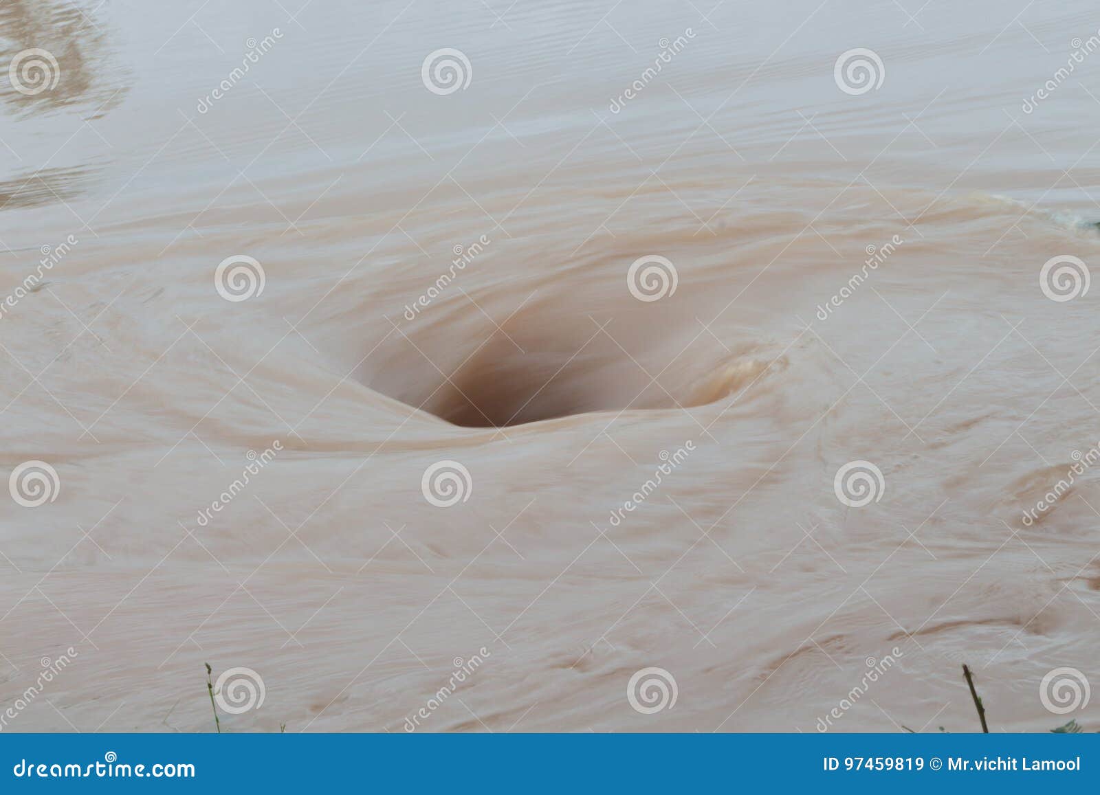 Water vortex. stock image. Image of drain, deep, force - 97459819