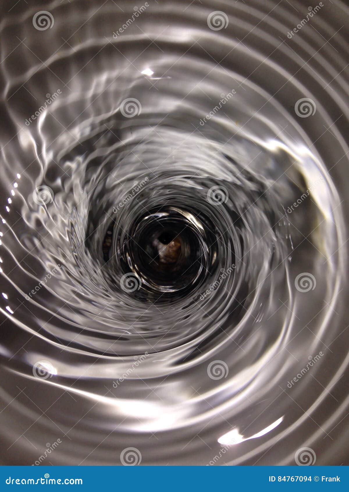 Water vortex stock photo. Image of drop, circle, drain - 84767094