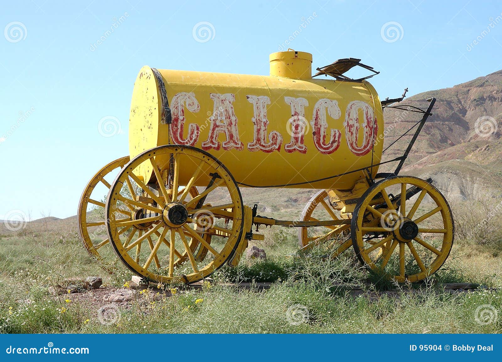 Water Wagon stock photo. Image of mining, container, calico - 95904