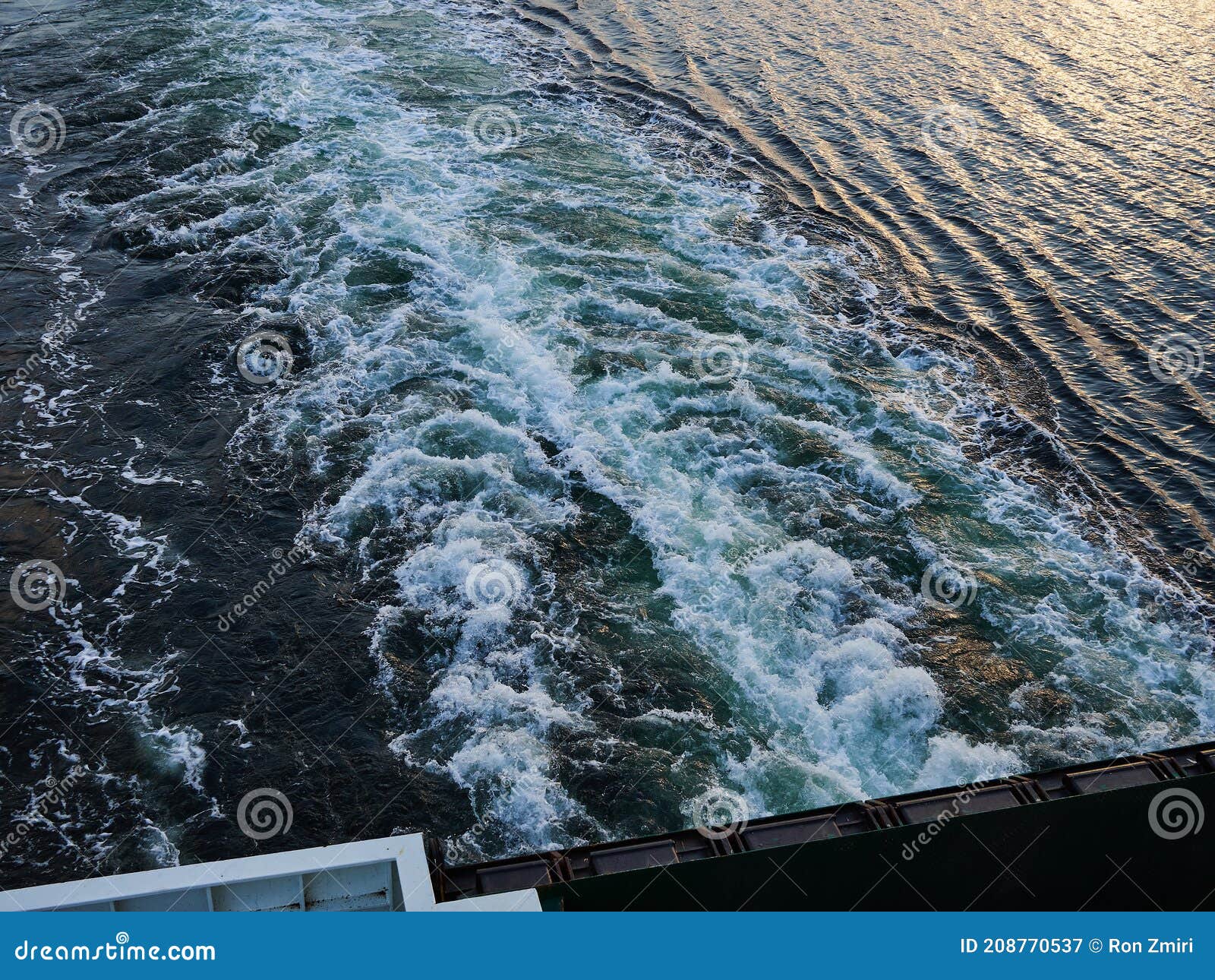 Water Wake Surface Waves Behind a Boat Stock Image - Image of boat ...