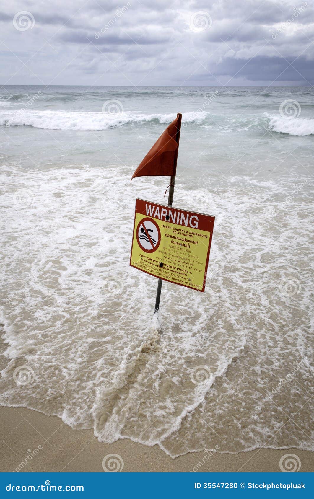 Water warning sign stock photo. Image of danger, isolated - 35547280