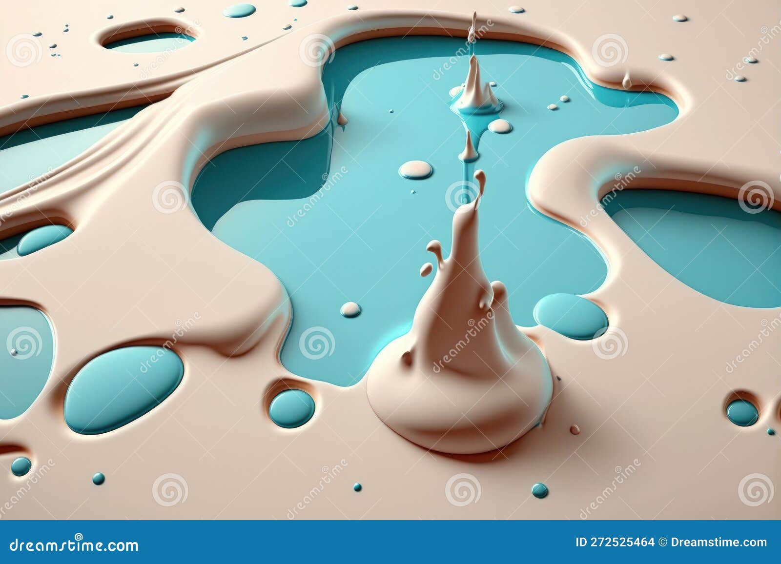 Water that Was Spilled on a White, Textured Surface. Background Stock ...