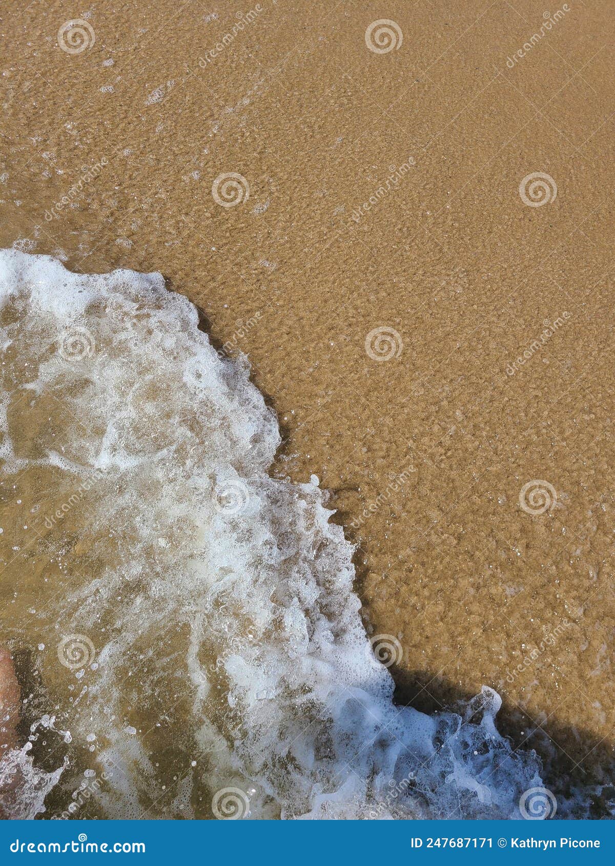 Water Washing Up on the Sand Stock Image - Image of wall, food: 247687171