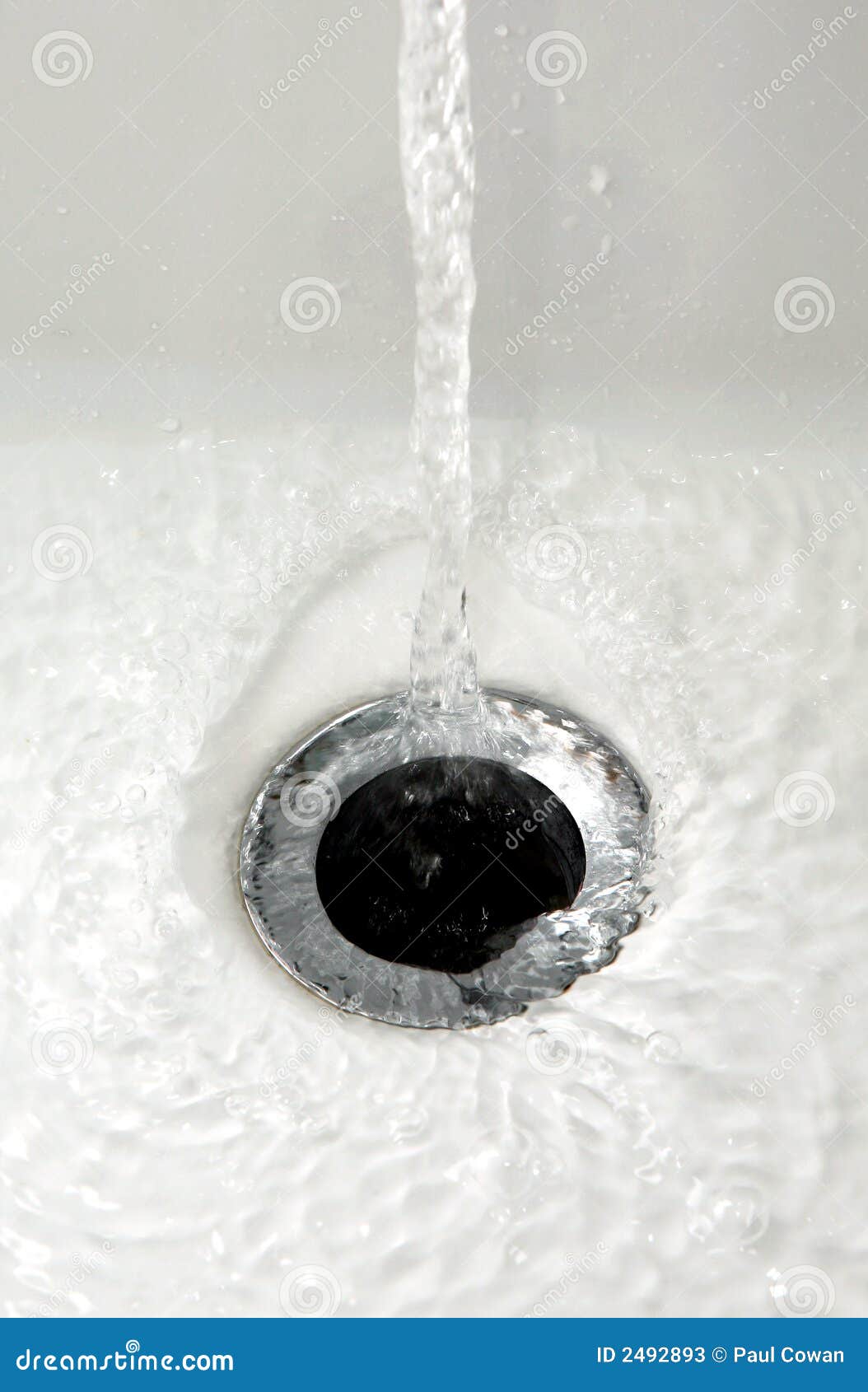 Water waste stock image. Image of lost, bubbles, sink - 2492893