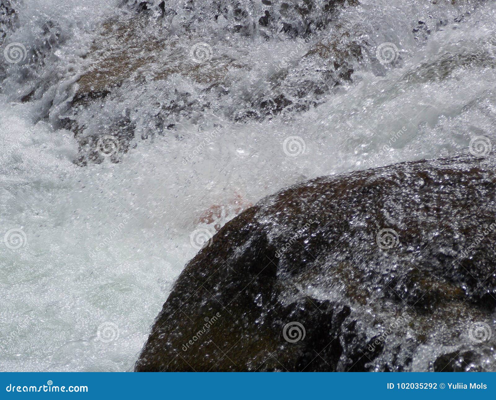 Water stock photo. Image of stone, wave, water, stream - 102035292