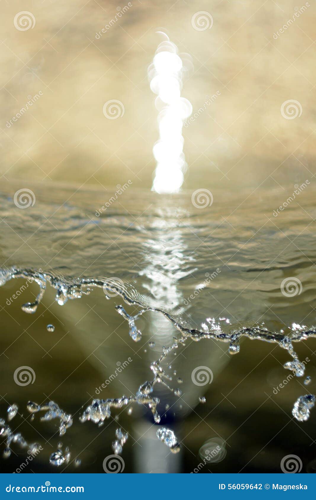 Water stock photo. Image of golden, fountain, light, lights - 56059642